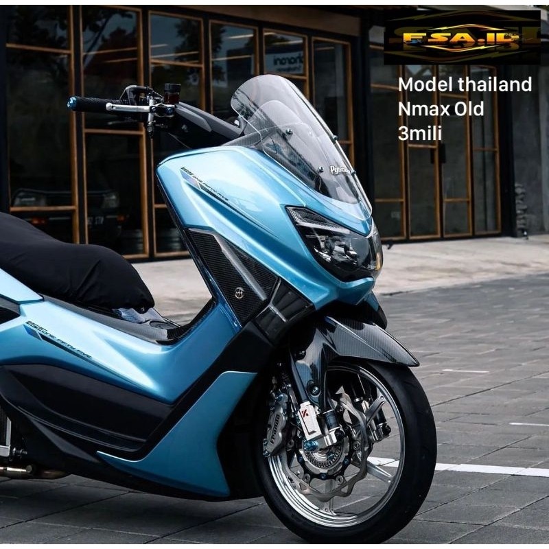 Windshield yamaha nmax Old, Thai model, sporty, thick, 3 millimeter ...