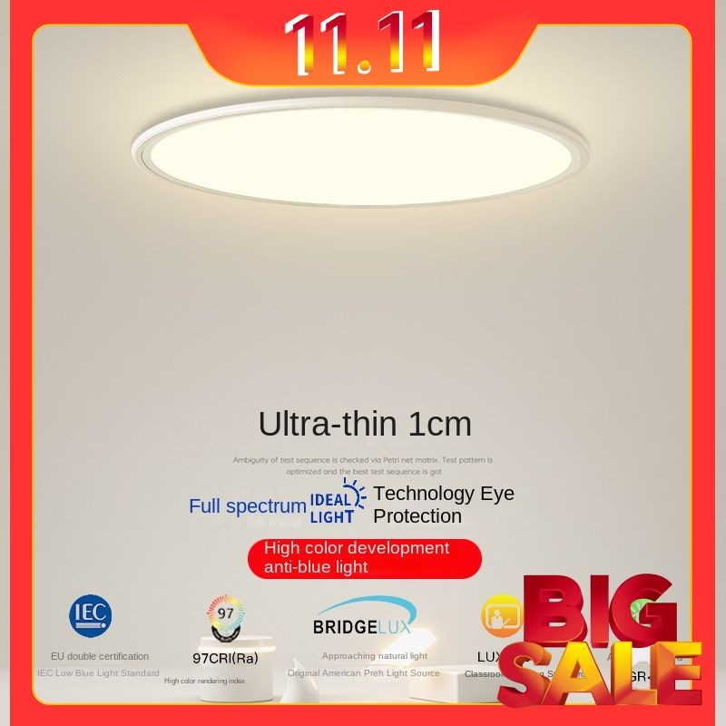 Ultra-thin ceiling light living room light dining room light full ...