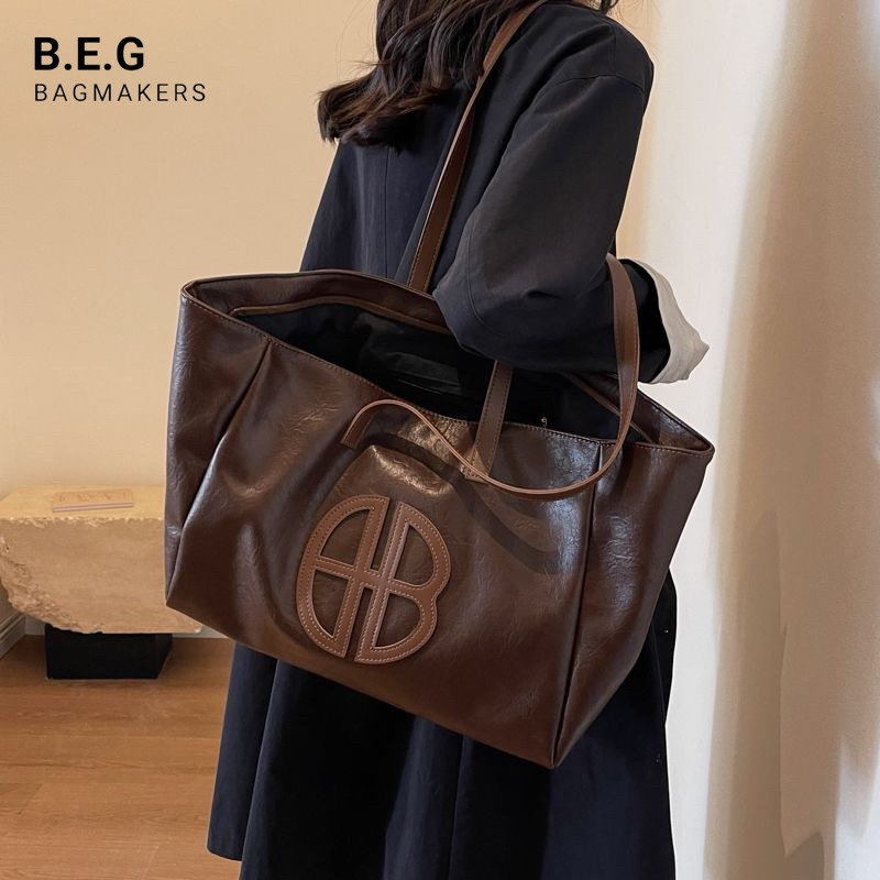 B.E.G Women Fashion Elegant Classy Vintage Premium PU Leather Travel ...