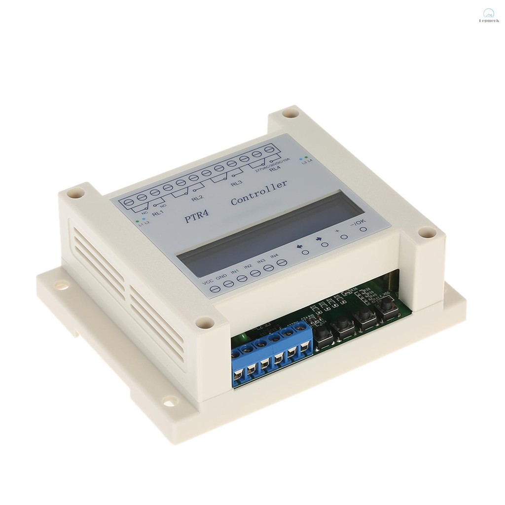Switch DC6-40V 4-Channel Programmable Digital Time Relay Timer Controller Delay Switch Module ...