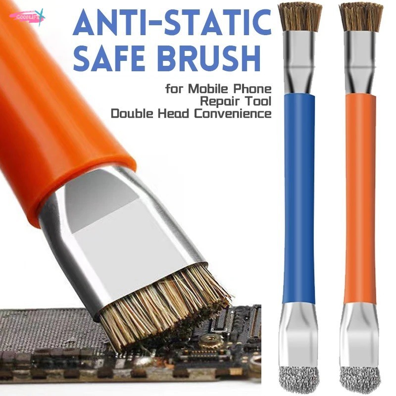 Double Head CPU PCB Board Cleaning Brush Anti-Static Safe Brush for ...
