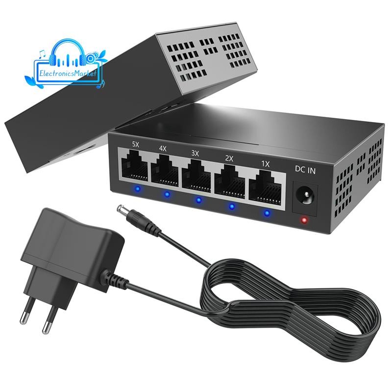 Gigabit Industrial Switch 5 Port 1000Mbps Industrial Switch Mini ...