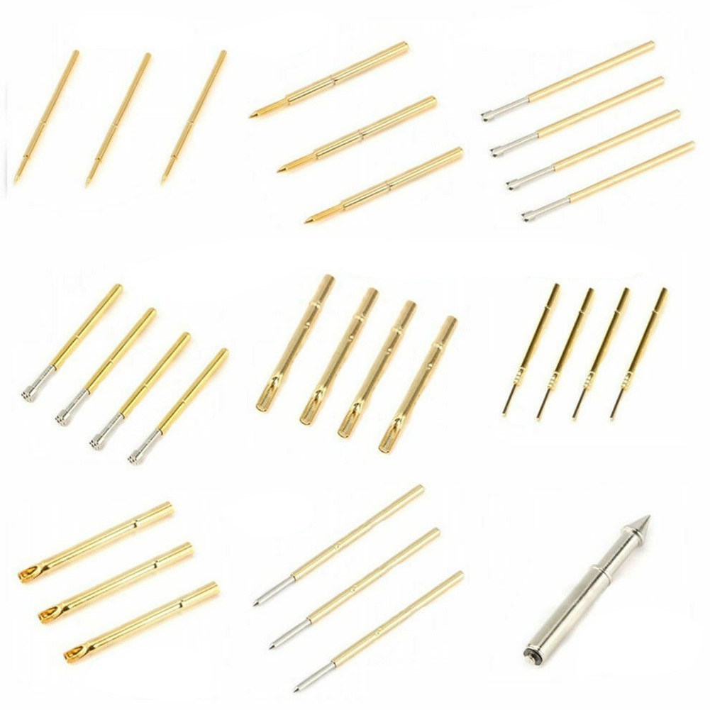 On Sale 100x Dia 0.68mm-2.36mm Multiple Types Spring Test Probe Pogo ...
