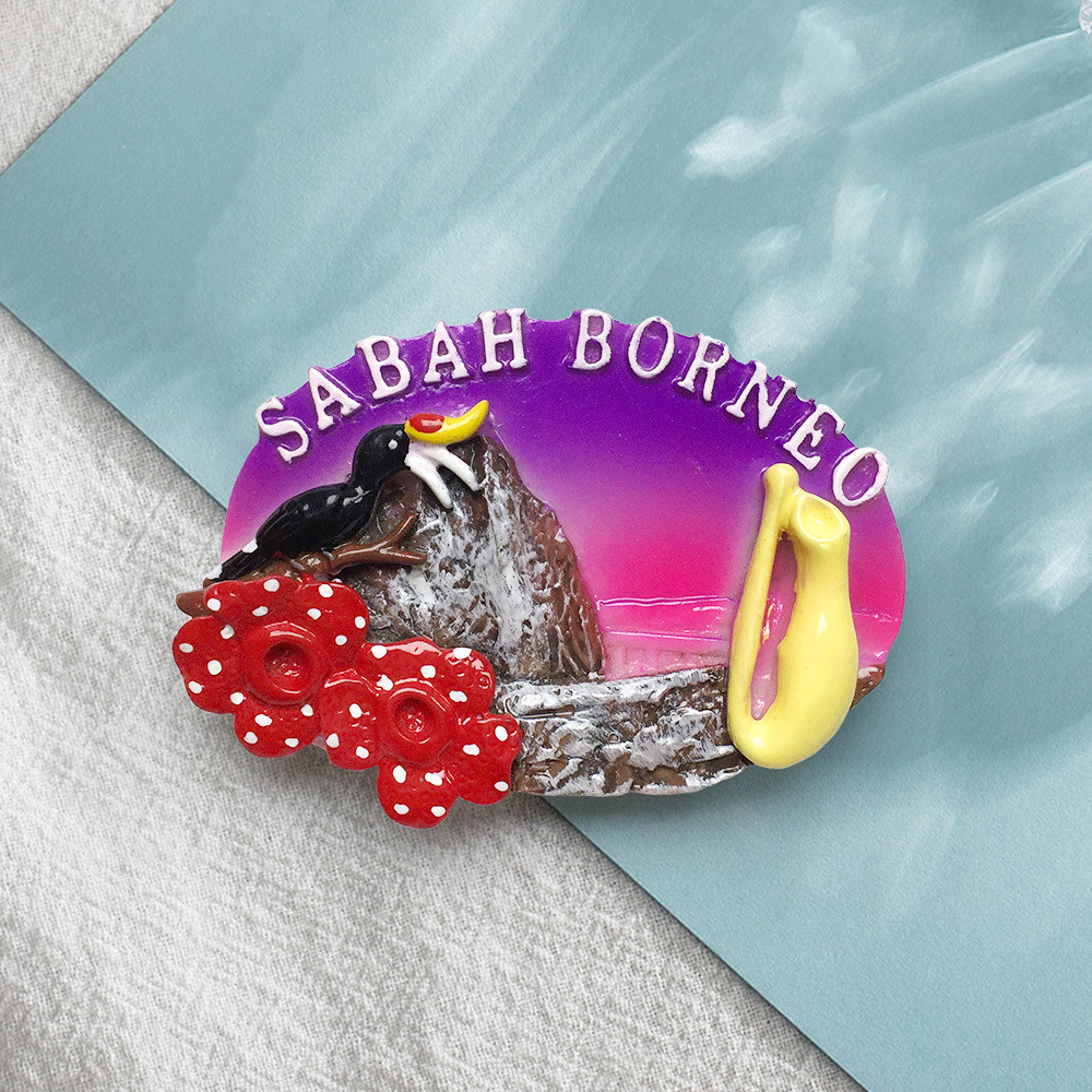 [LensQueen hantar dalam 24 jam] Malaysia Borneo Sabah peti sejuk magnet ...
