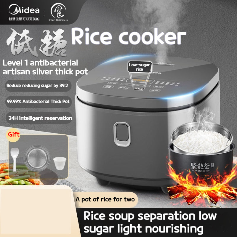 Midea MB-4E63L Rice Cooker Healthy Low-Sugar Rice Energy-Concentrating ...