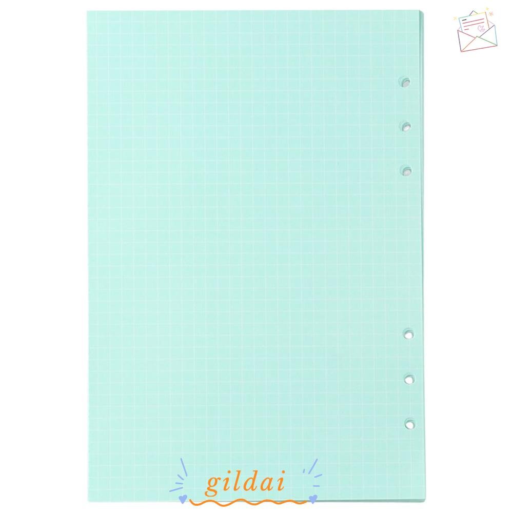 GILDAI Graph Paper Loose Leaf Paper, 40 Sheets/pad A5 6 Hole Notebook ...