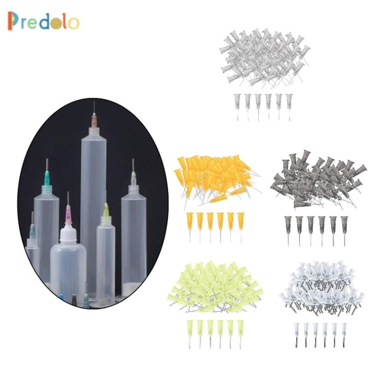 [Predolo] 100Pcs Blunt Tip Dispensing Needles with Luer Lock Industrial ...