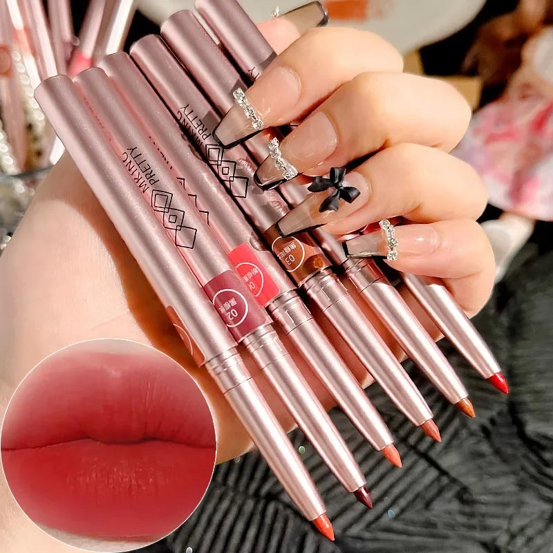 Rotate Lipliner Waterproof Lasting Moisturising Matte Lip Liner Pen ...