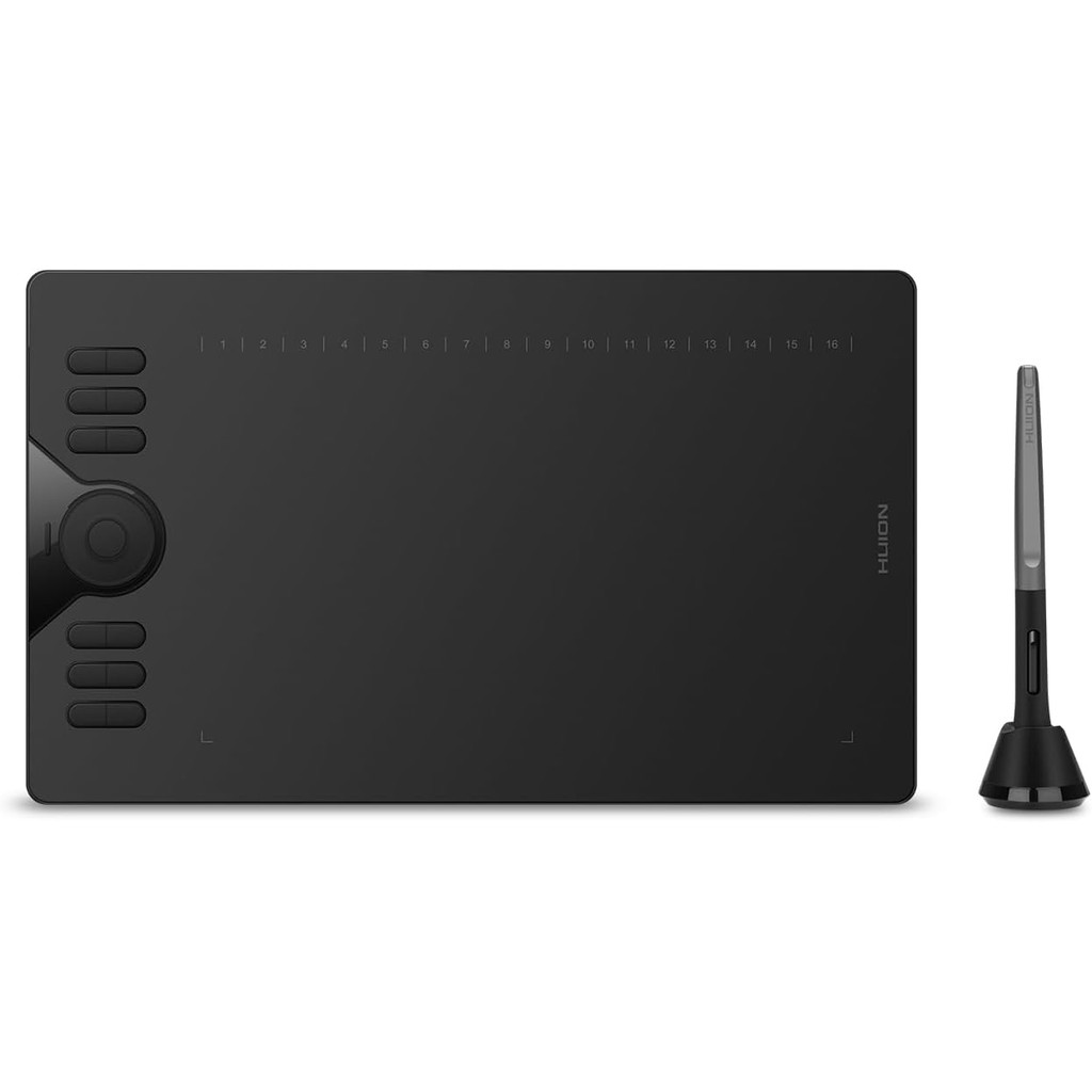 HUION Drawing Tablet HS610 Graphic Tablet with Battery-Free Stylus 8192 ...