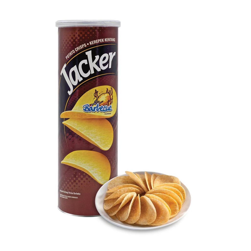 Jack Potato Chips 00g Canned Malaysia Imported Original Flavor Barbecue ...