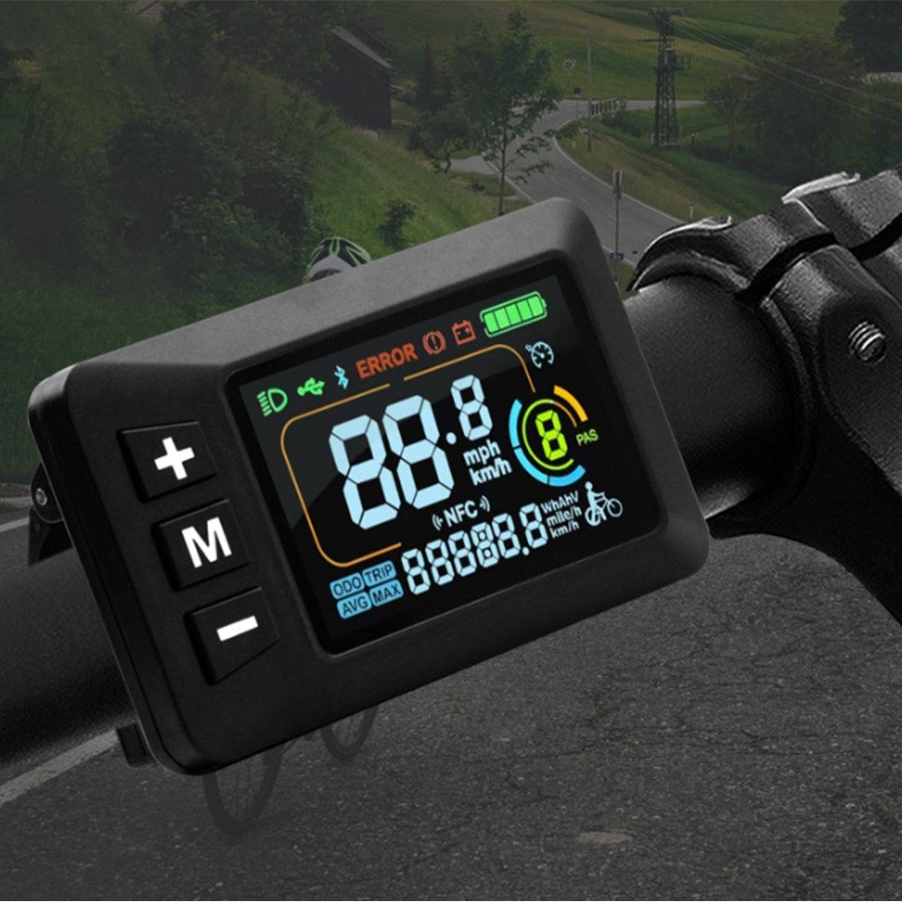 [HME]E-Bike Display 24V 36V 48V 60V LCD Display with 5 Pin Waterproof ...