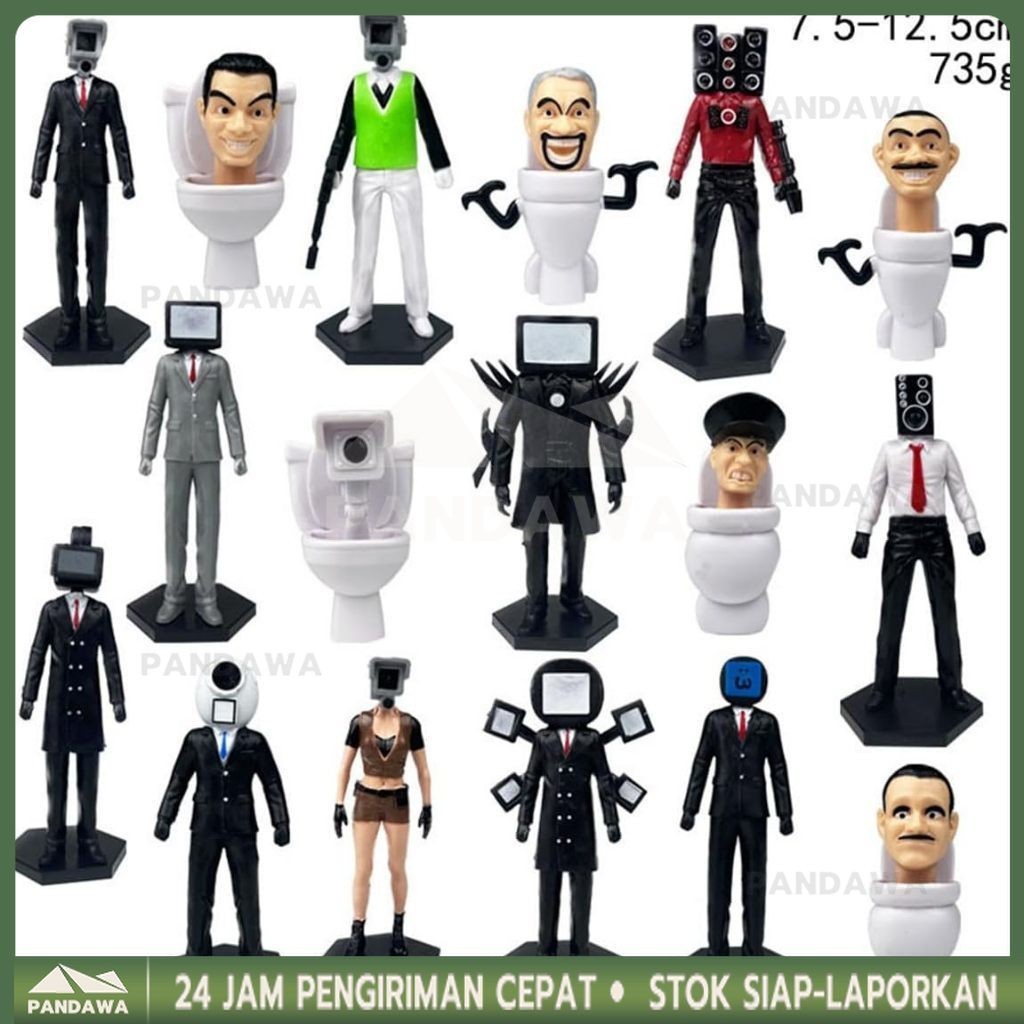 Skibidi Figure Toilet Man Camera Man Figure TV Man Speaker Man set ...