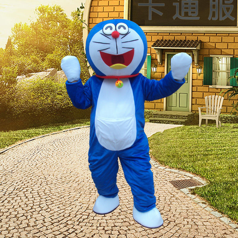 Cartoon Doll Costume Doraemon Doll Costume Doraemon Walking Adult Doll ...
