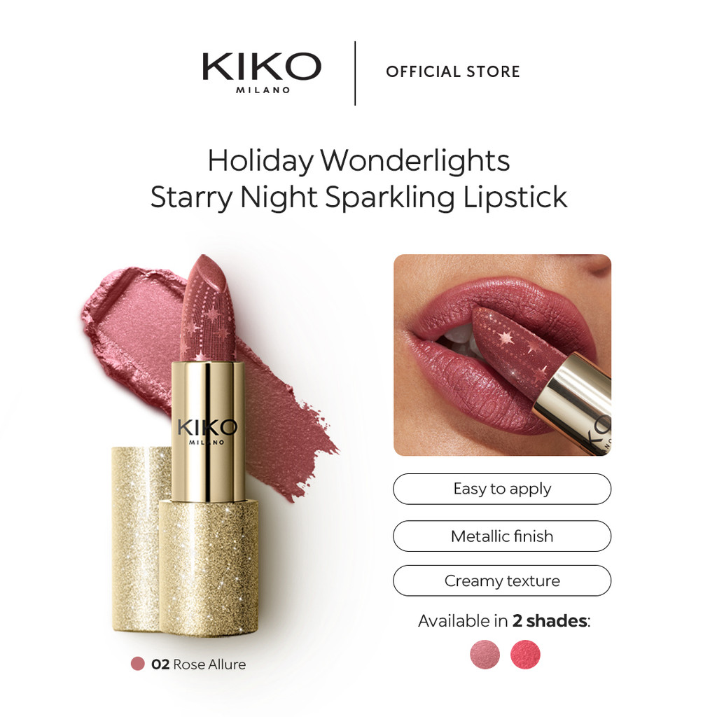 KIKO Milano Holiday Wonderlights Starry Night Sparkling Lipstick ...
