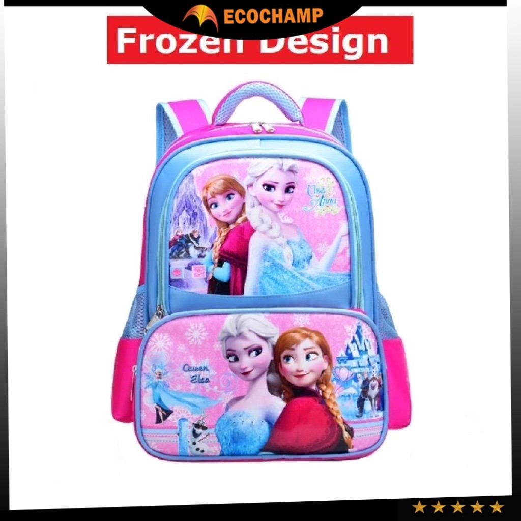 [ECOMALL] New Design School Bag Preschool 1-6 Standard Primary Junior ...