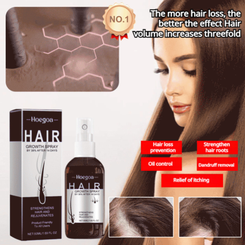 Hair Growth Spray Essence Spray Improve Hair Type Hair Reduce Split ...