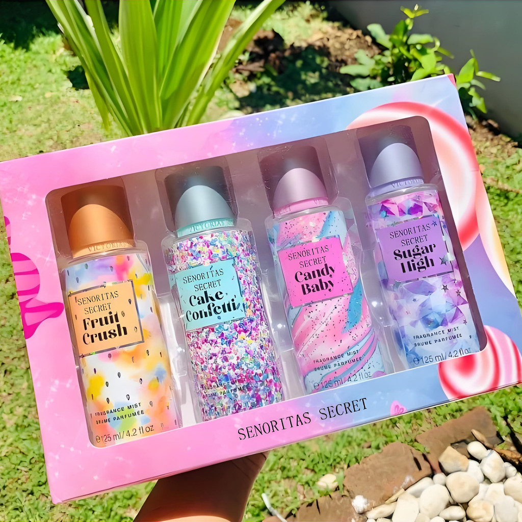 GIFT SET Senorita Secret 4in1 Set (Cake Confetti/Fruit Crush/Sugar High ...