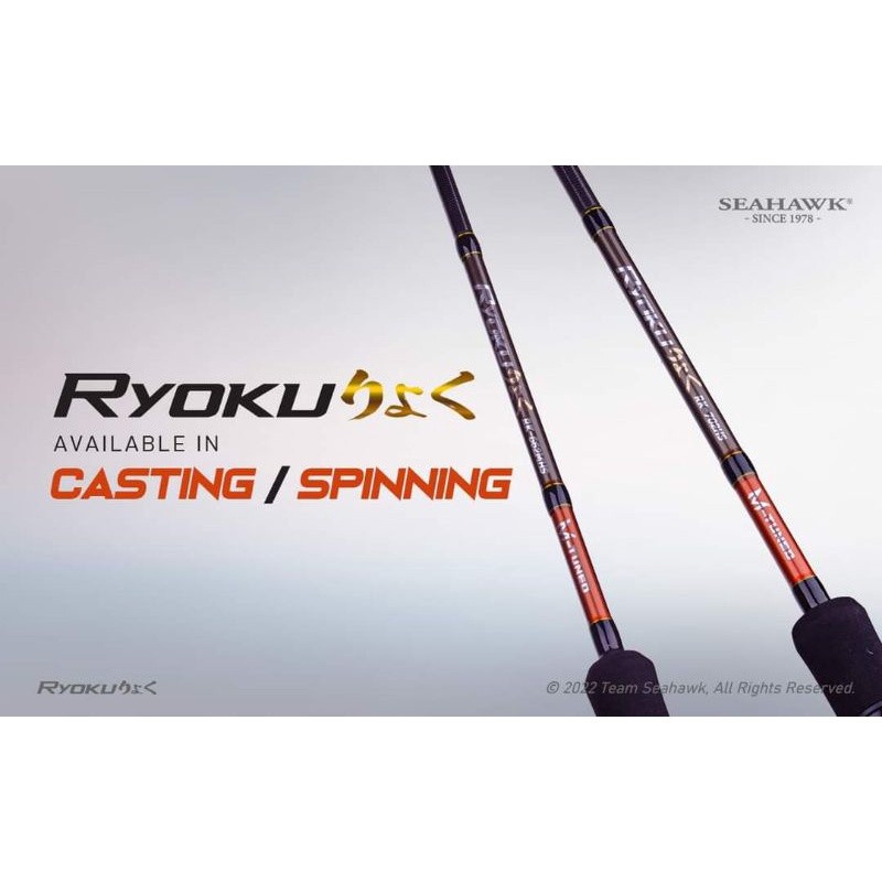 21' Seahawk Ryoku Casting & Spinning Rod 🔥Ready Stock🔥 100% Original🔥 ...