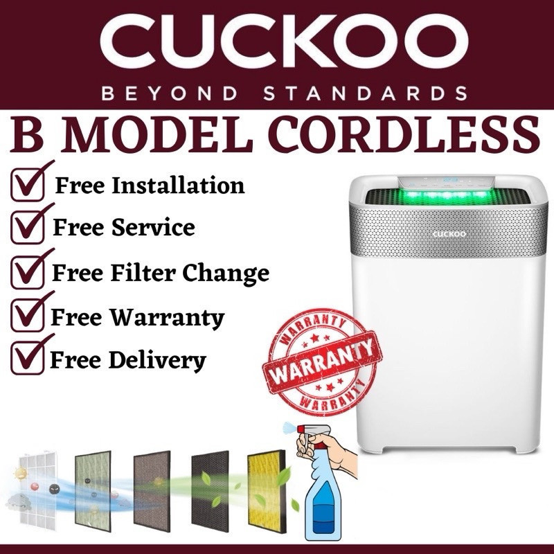 [CUCKOO RENTAL] CUCKOO B MODEL CORDLESS AIR PURIFIER BAYAR ANSURAN ...