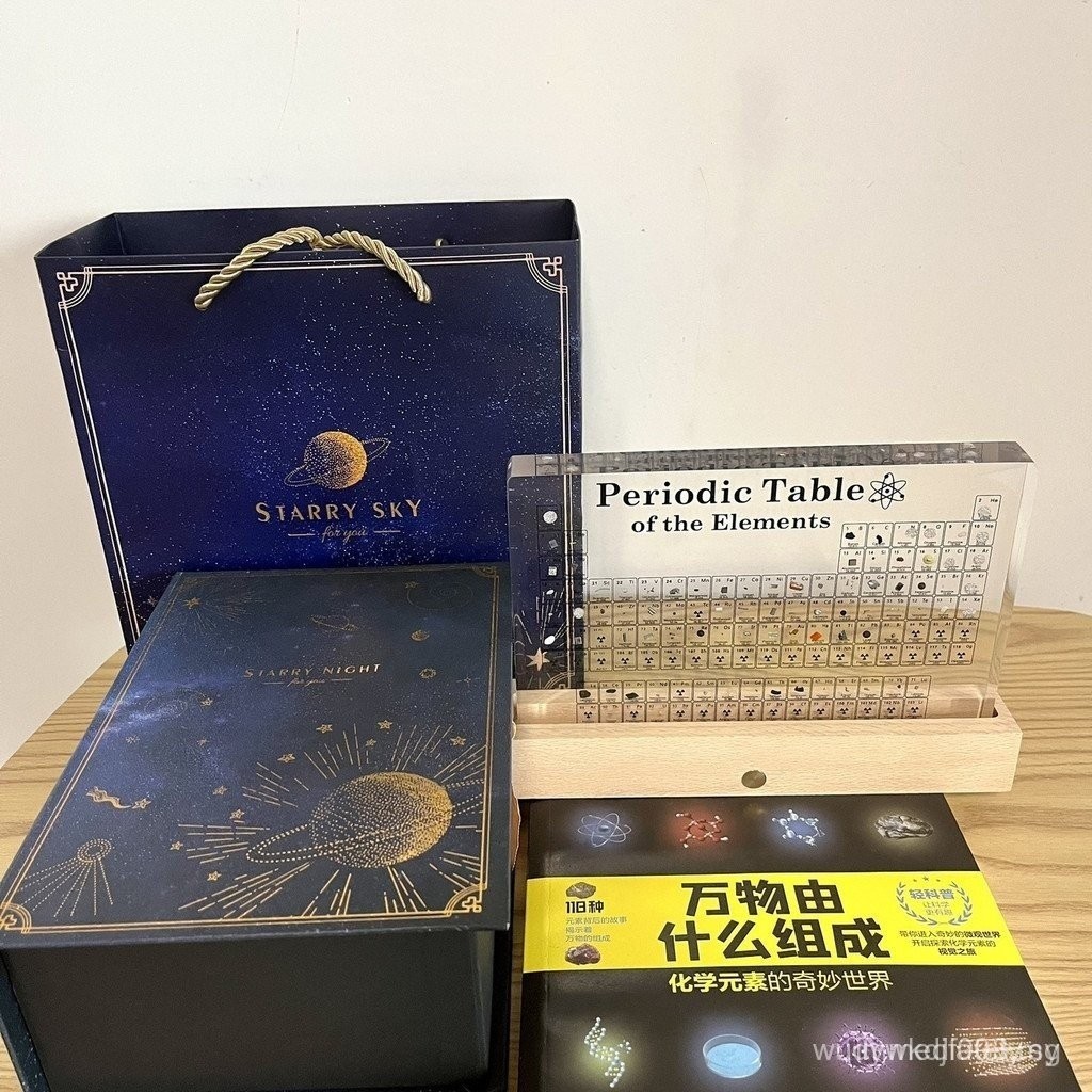 -Element Periodic Table Elements Embedded Specimen Graduate Day Gift ...