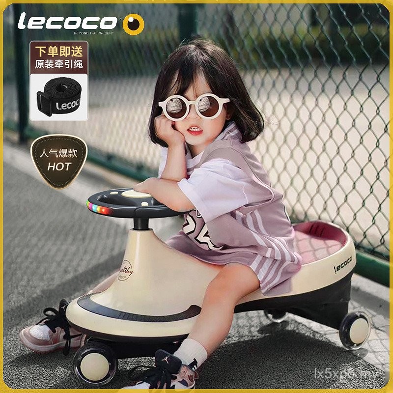 Lecoco Leka Kereta Berpusing Kanak-kanak Anti-rollover kereta bayi roda ...