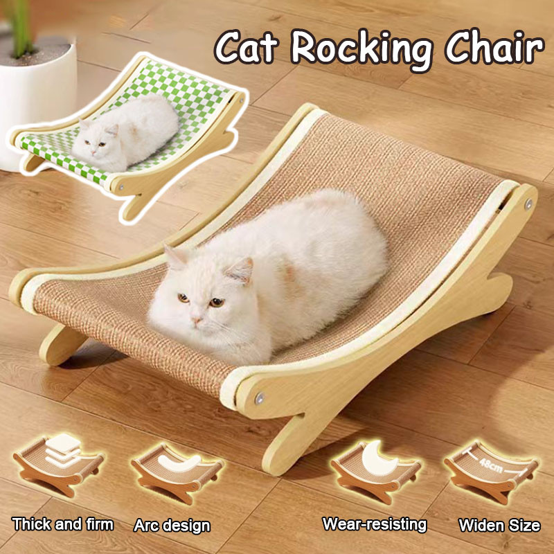 50cm Larger Size Cat Rocking Chair Cat Scratcher Board Cat Lounge Cat ...