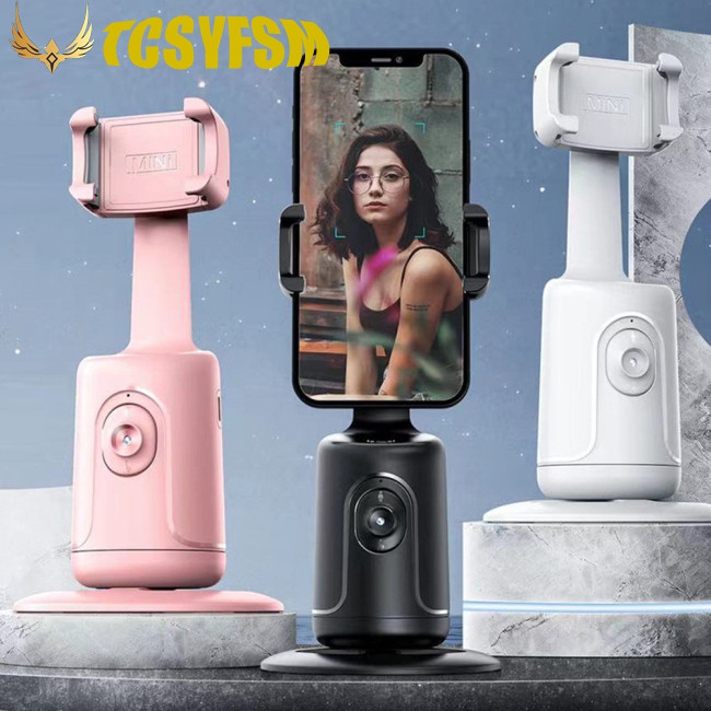 Tcsyfsm Gimbal Stabilizer, Auto Face Tracking Phone Holder, Desktop AI ...