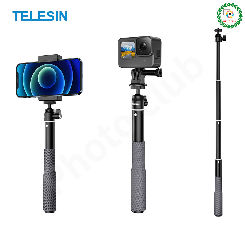 TELESIN Waterproof Selfie Stick for Gopro Hero 13 12 11 DJI Action 5 ...
