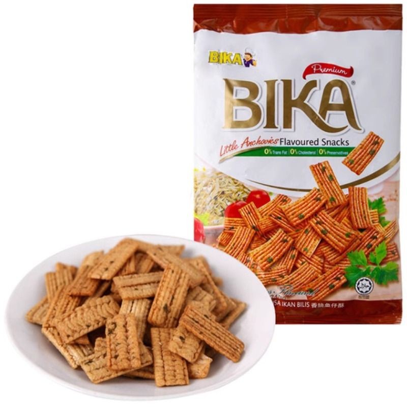 Malaysia Snacks Imported BIKA Crispy Potato Chips Squid Crisp Honey ...