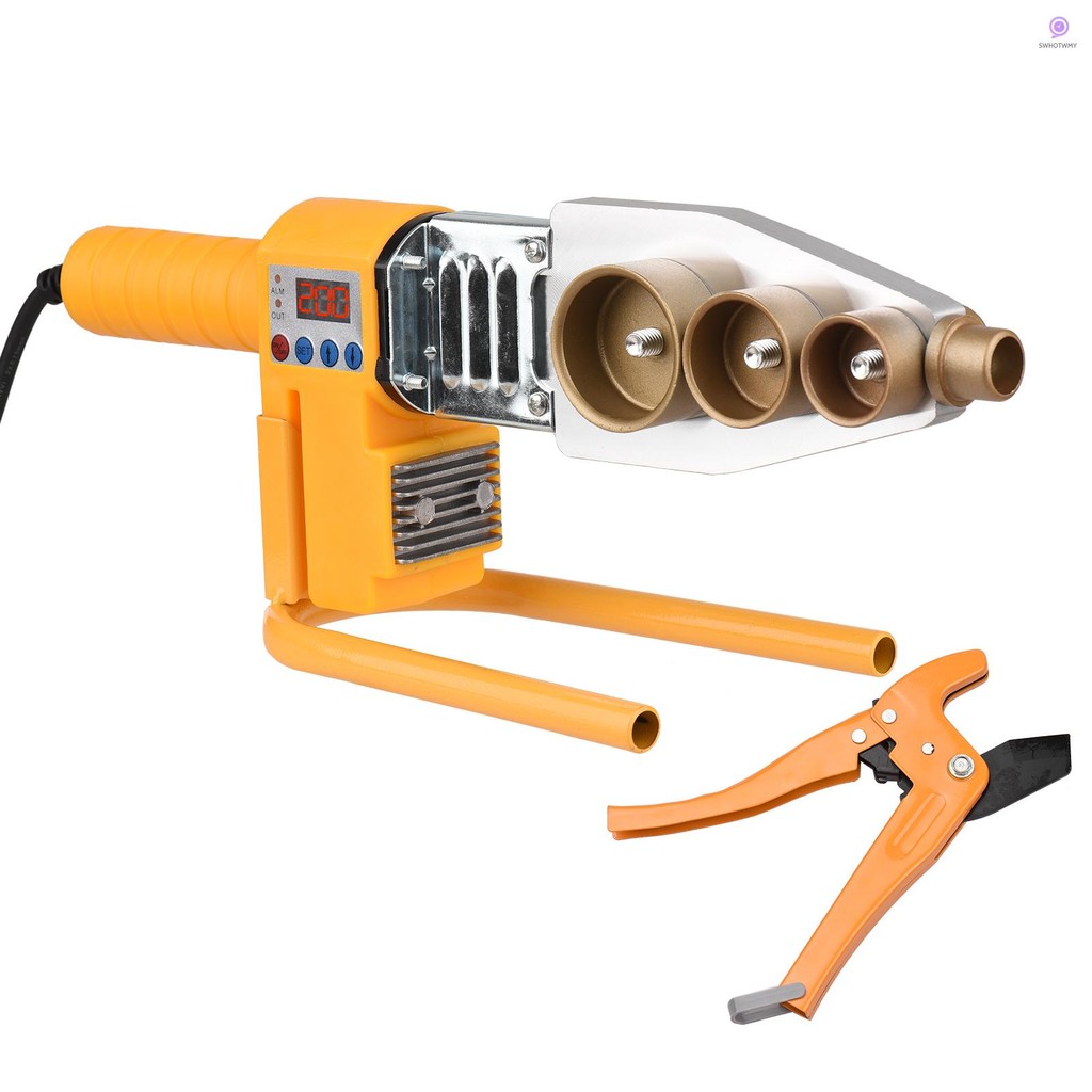 Plastic Pipe Welding Machine 0-320℃ Adjustable Digital Socket Fusion Welder with Double Heat ...