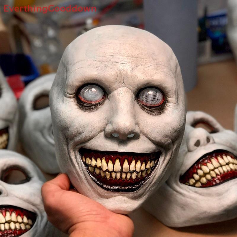Ed Horror The Exorcist Smiling Face Demon Mask Cosplay Evil Creepy ...