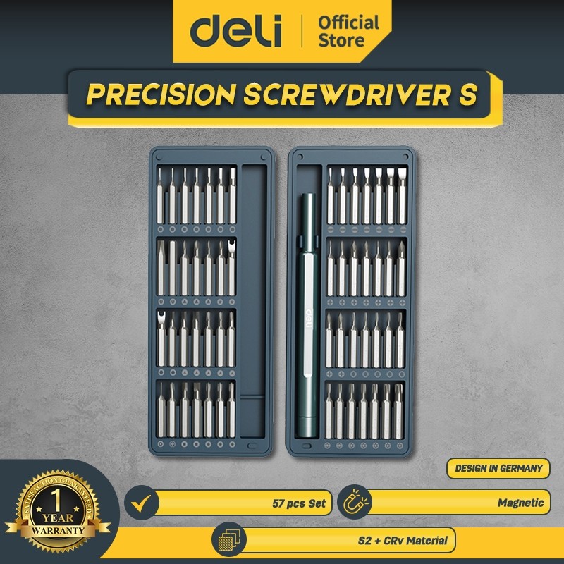 Kl20dj Deli Tools Magnetic Precision Screwdriver Set / Precision Screwdriver 57 PCS DL2410XX ...