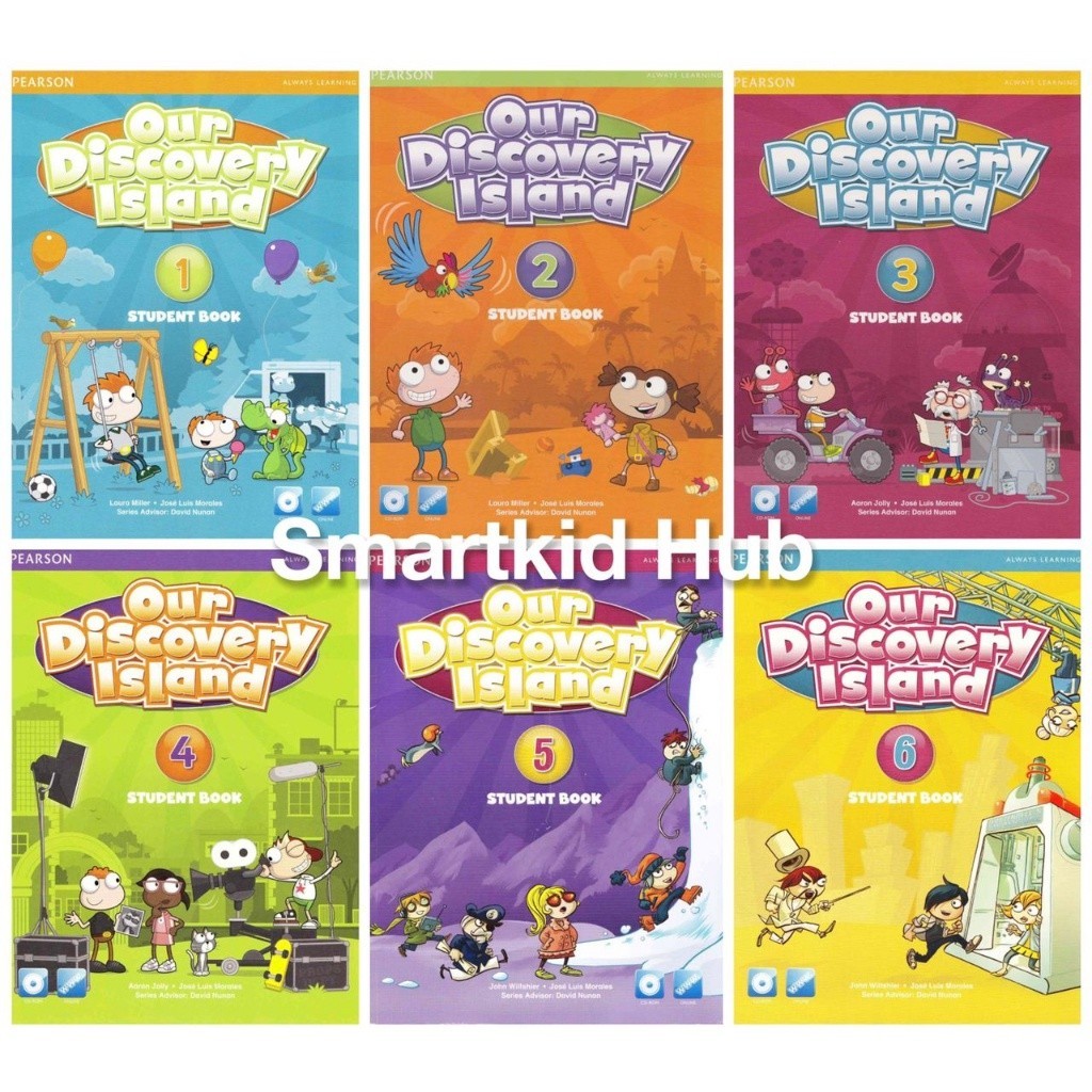 (FISK Book) Our Discovery Island 1/2/3/4/5/6 American English Student Book Workbook Teacher's ...