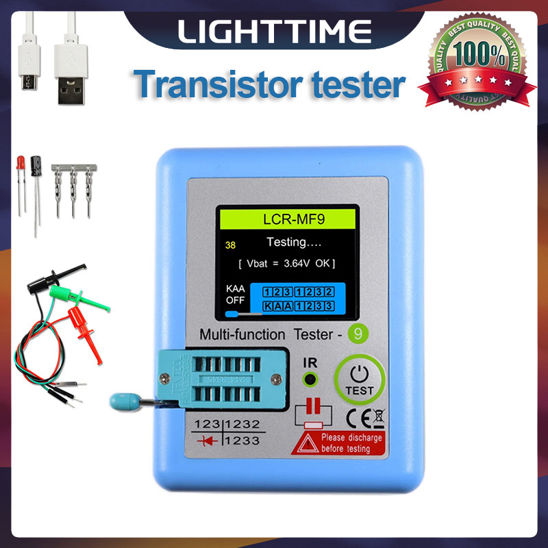 LCR-MF9 1.8 TFT LCD Display Transistor Tester Diode Triode Capacitance ...