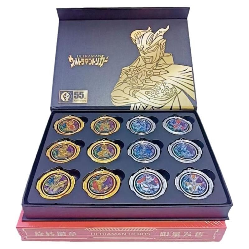 [Ready Stock] Ultraman Badge Universe Hero Commemorative Edition Gold ...