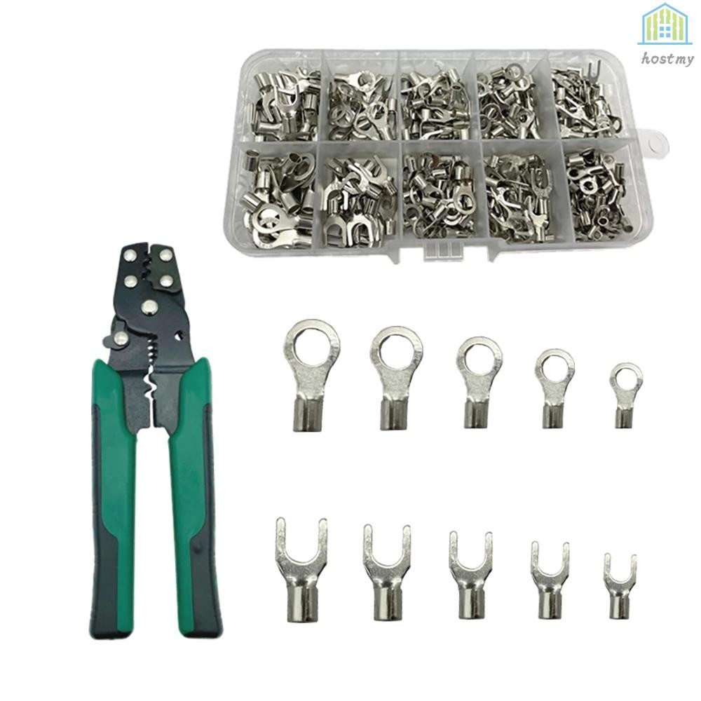 【hostmy】320pcs Crimp Terminal with Pliers Set 10-in-1 Crimp Terminals ...