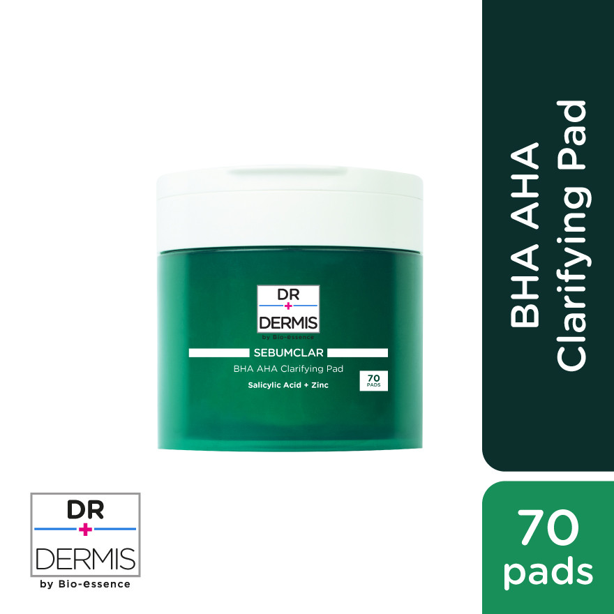 DR. DERMIS Sebumclar BHA AHA Clarifying Pad 70s | Shopee Malaysia
