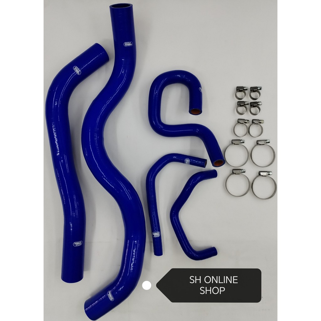 Radiator Hose Set (Samco Silicone) with Hose Clip for Proton Perdana V6 ...