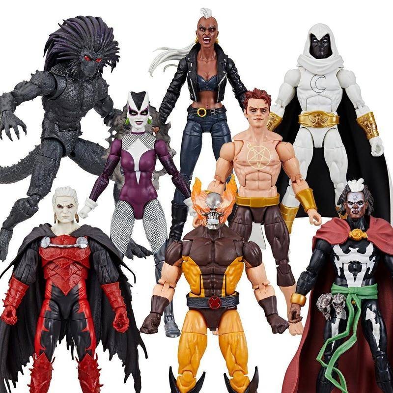 Marvel Legends Black Heart Demon Set Evil Spirit Wolverine Dracula ...