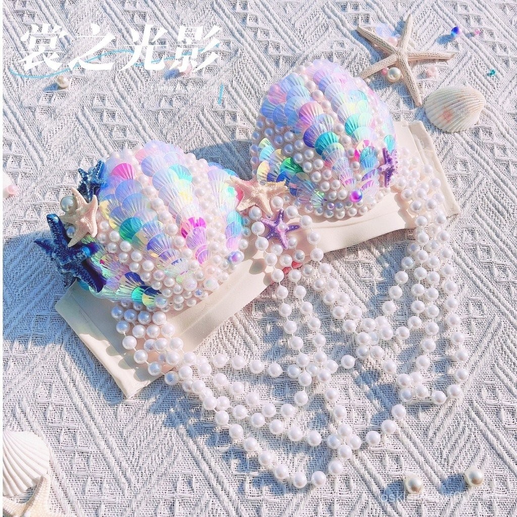 Mermaid Sequin Bikini Swimsuit Freediving Performance Ocean Hall ...