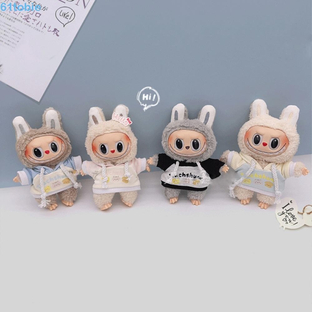 TOBIE 17cm Labubu Clothes, Replacement Dress Up Labubu Doll's Clothes ...