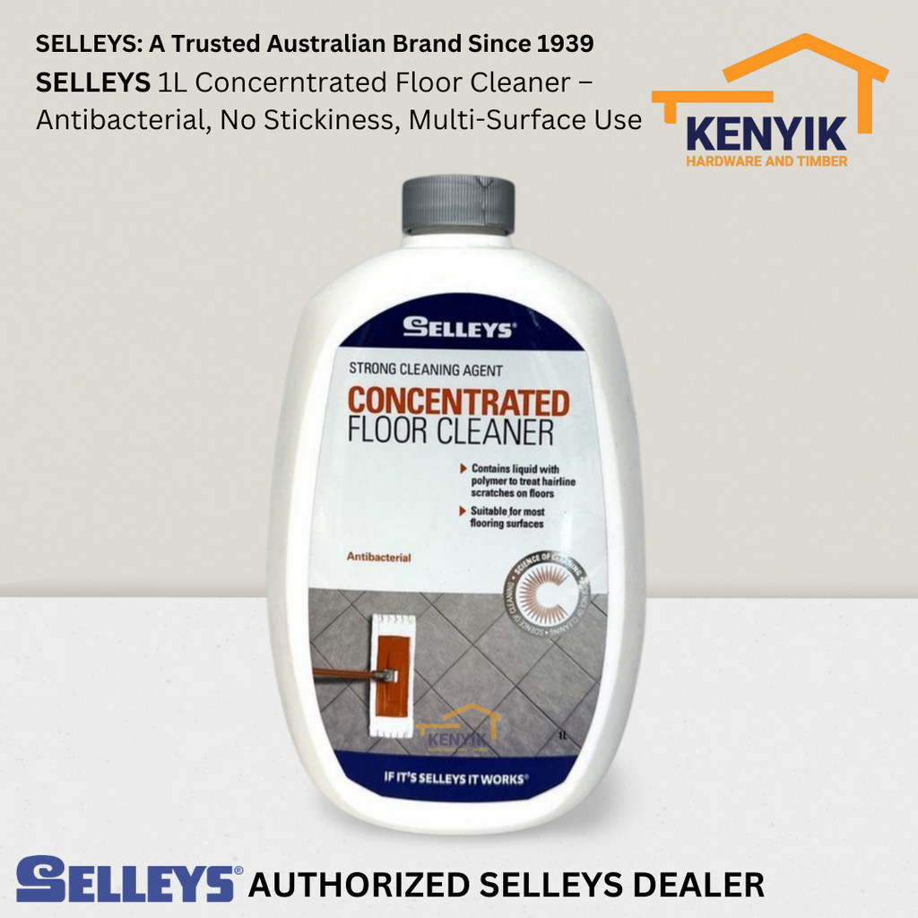 SELLEYS 1L Concerntrated Floor Cleaner – Antibacterial, No Stickiness ...