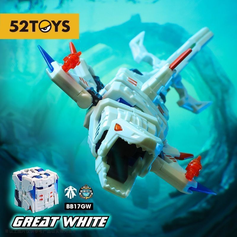52TOYS Beast Box Series Great White Shark Shark Transformation Mecha ...