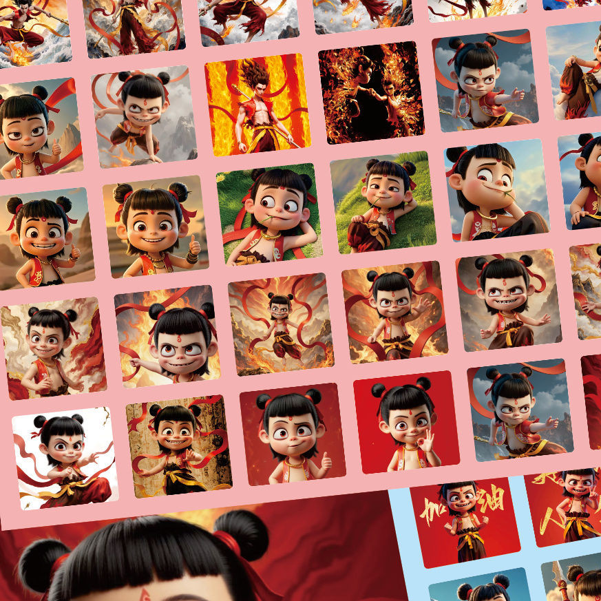 [Nezha] Stickers Devil Boy Around the World Nezha Sea Emoticon Pack ...