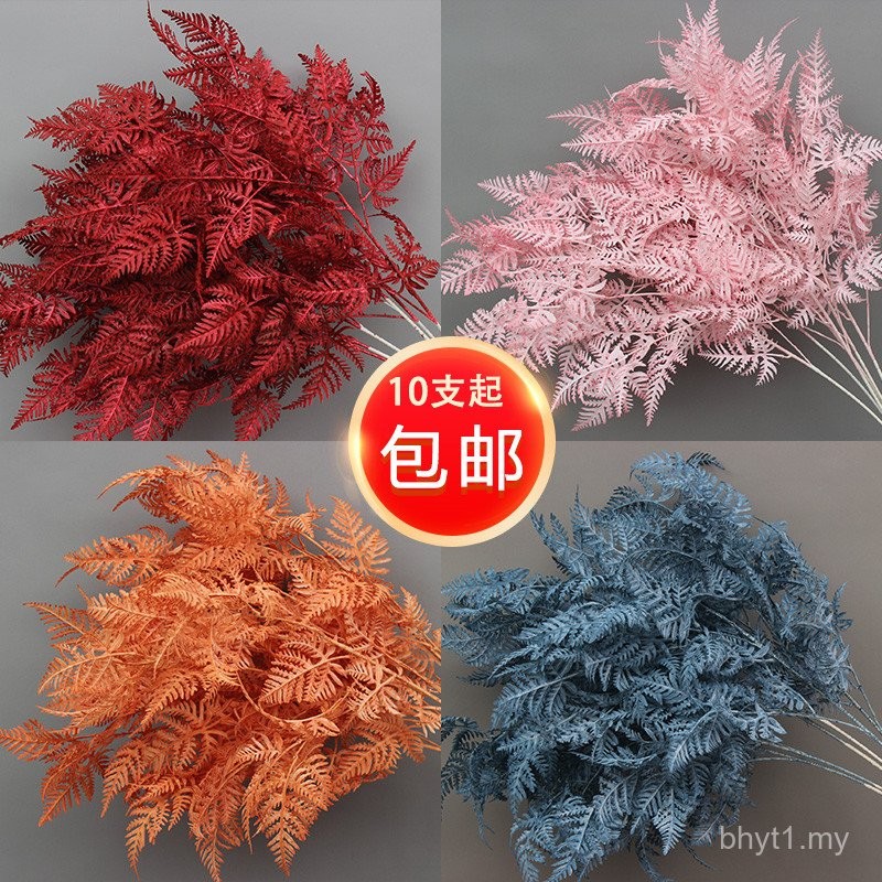 Simulasi Perkahwinan Fotografi Daun Pokok Kelapa Prop Bunga Sutera ...