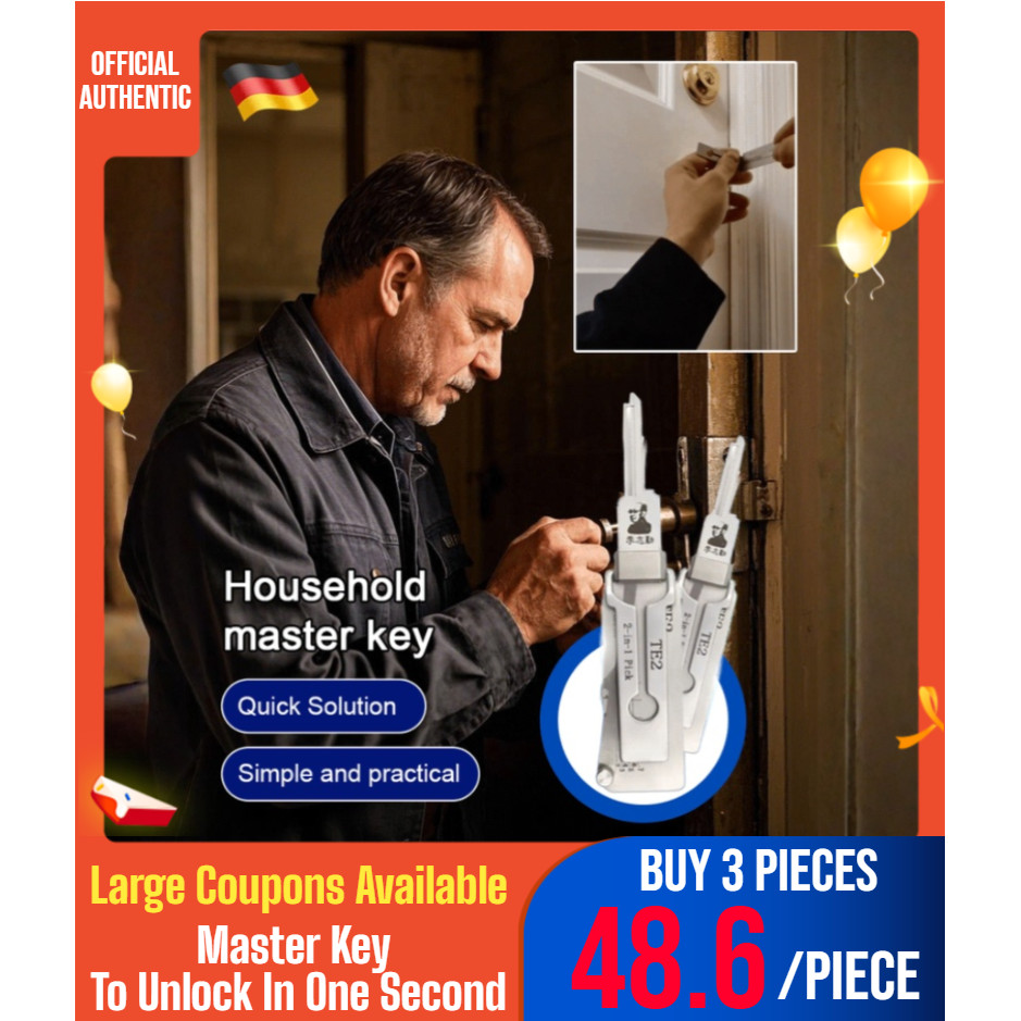 Alat Pembuka Kunci 1 Second Open 【Universal Lock Picker】Lock Picking ...