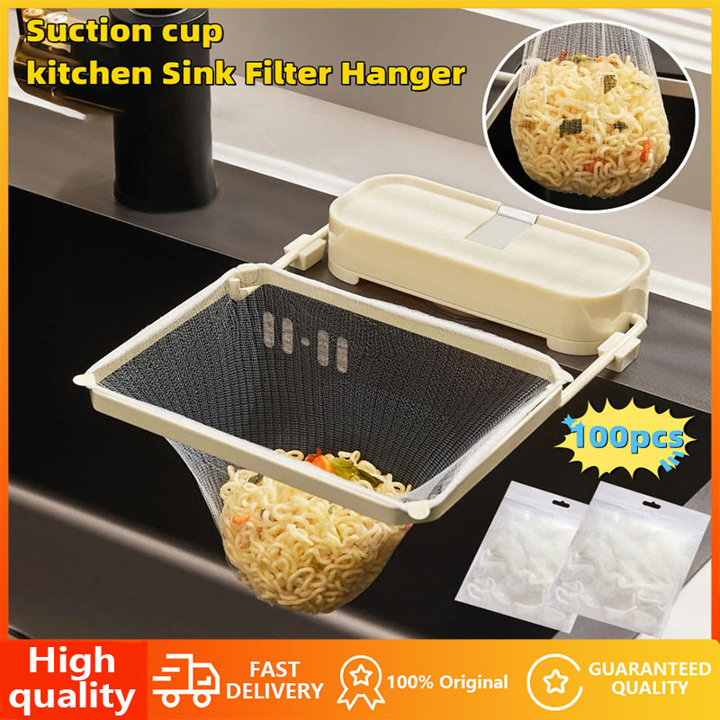 Kitchen Sink Filter Net Drain Rack Leftover Waste Anti Clogging ...