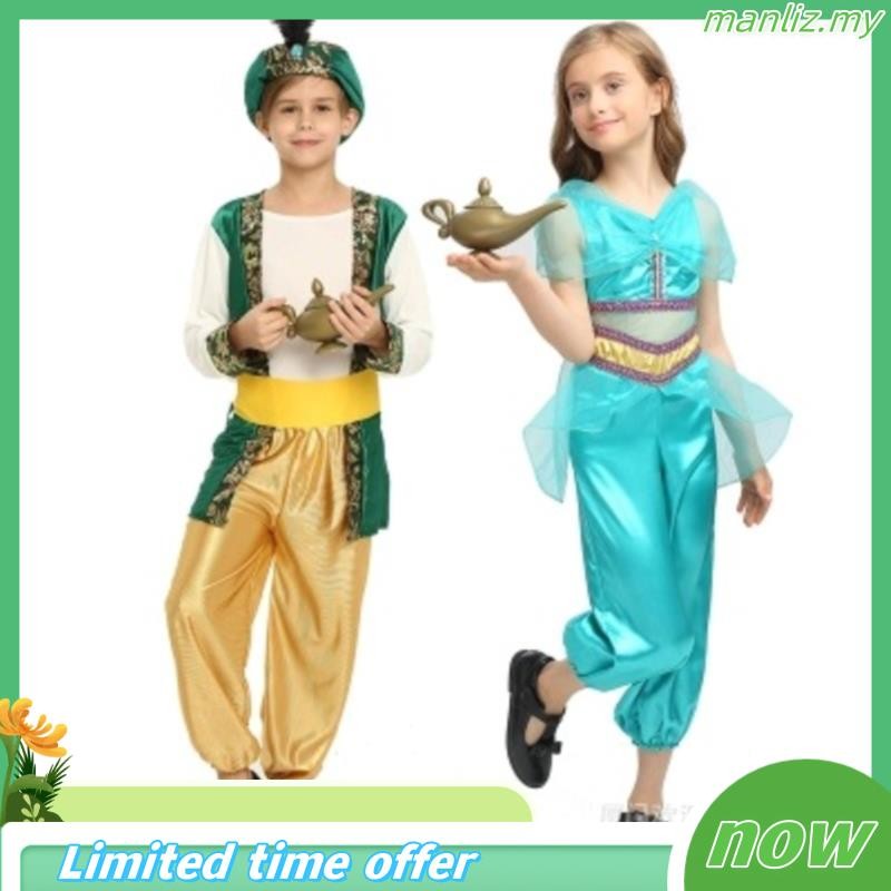 Kids Cosplay Indian Traditional Wear Boys Arabian Prince Costumes Set ...