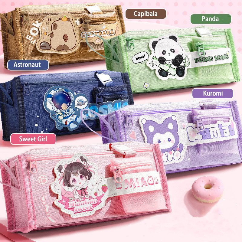 Capybara Pencil Case Multifunctional Pencil Case Portable 5 Layer ...