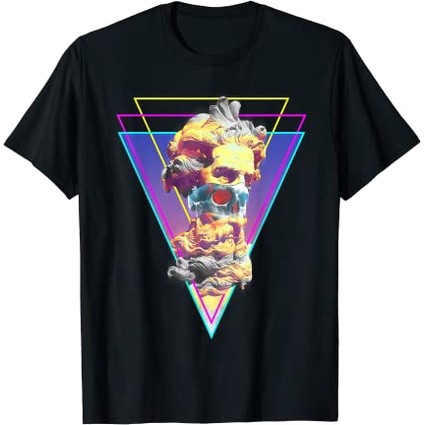 Neptune King of The Ocean Greek Mythology Vaporwave T-Shirt | Shopee ...